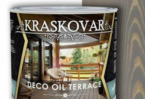 Масло Kraskovar Deco Oil Terrace Серое небо 2,2л