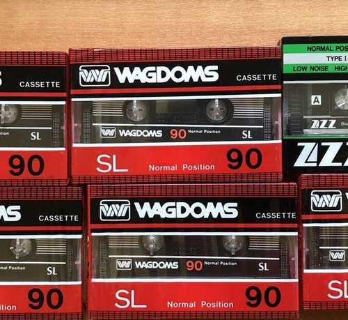 Аудиокассеты запечатанные wagdoms sl 90 3 шт