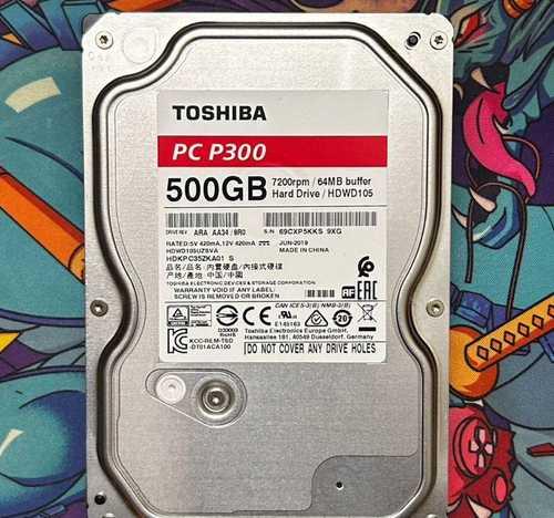 Жесткий диск Toshiba PC P300 500GB