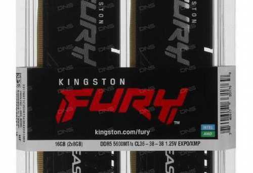 Комплект Kingston Fury Beast DDR5 16Gb
