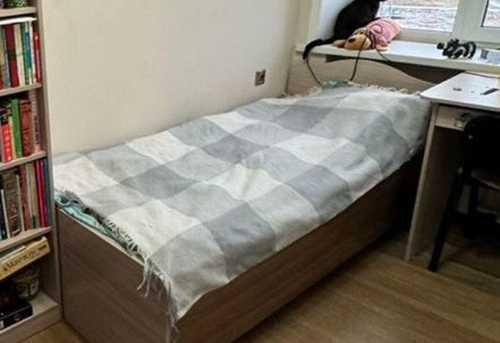 Кровать односпальная с выдвижными ящиками