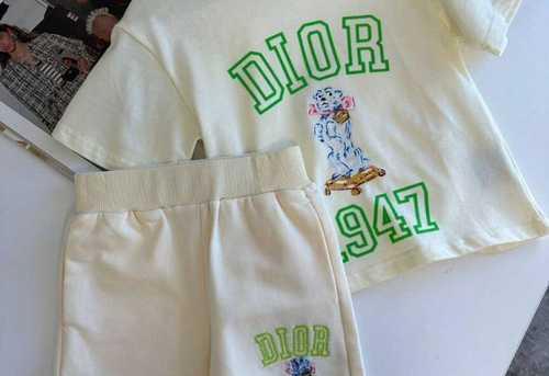 Костюм детский футболка шорты Dior