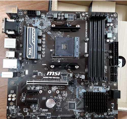 Мп MSI b450a pro max min + ryzen 5 5600g