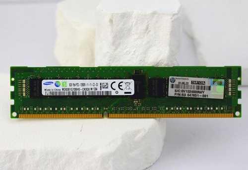 Память DDR3 ECC REG samsung 8GB 1600 MHz 1Rx4R