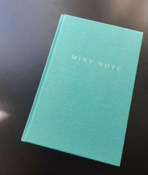 Mint Note. Мятный блокнот, ежедневник, скетчбук