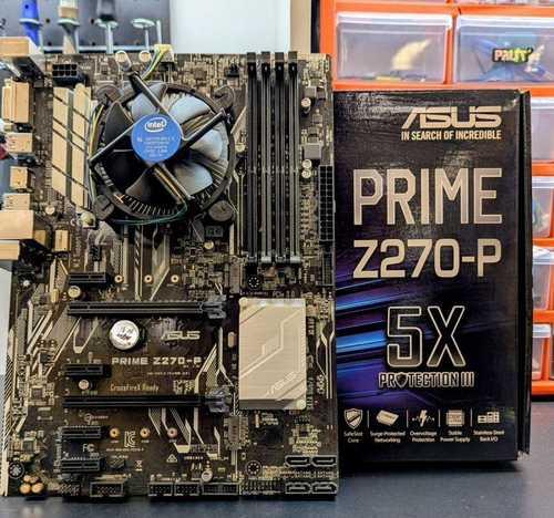 Материнская плата Asus Z270-P   Pentium G 3900