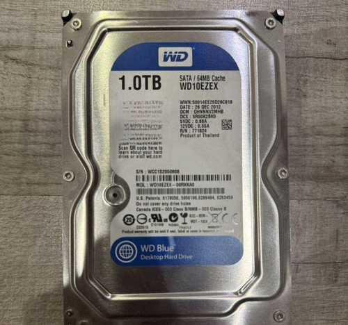 Жесткий диск Western Digital WD Blue 1тб