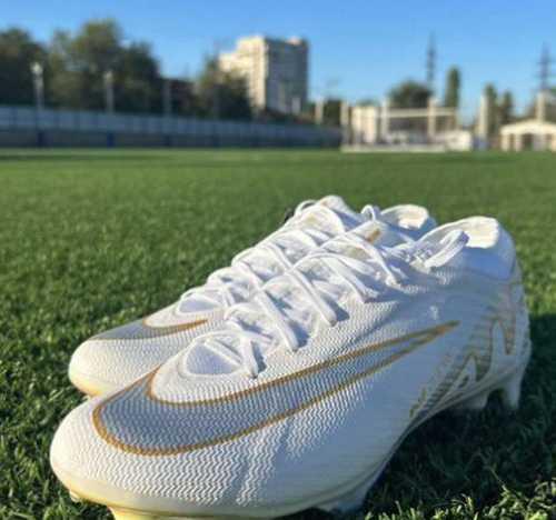 Бутсы Nike mercurial air zoom white pattern