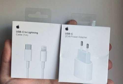 Блок USB-C + кабель USB-C to Lightning