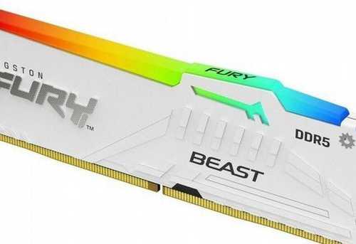 Kingston dimm DDR5 16Gb fury Beast White RGB XMP 6
