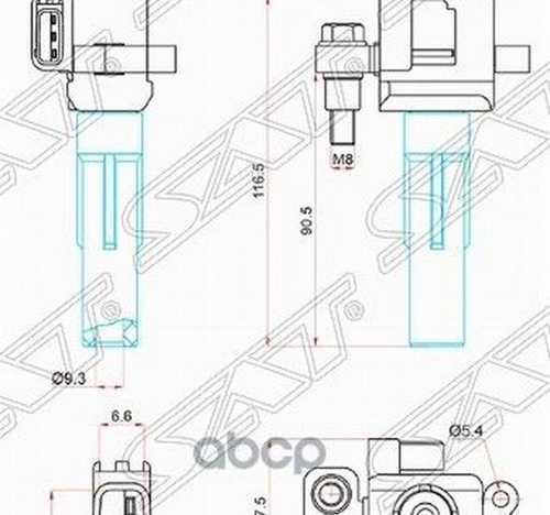 Катушка зажигания subaru forester 01-07/impreza