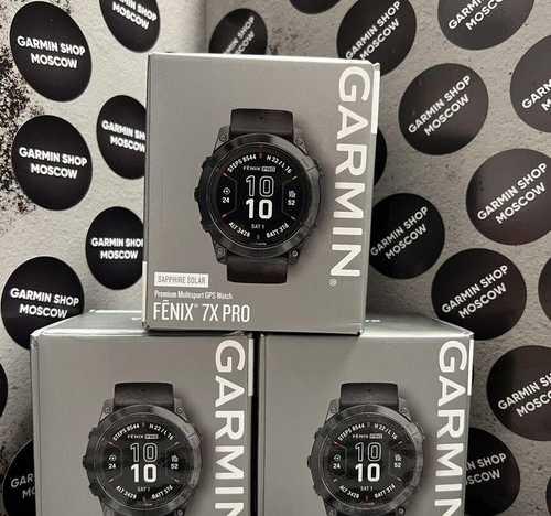 Часы Garmin fenix 7x pro sapphire solar