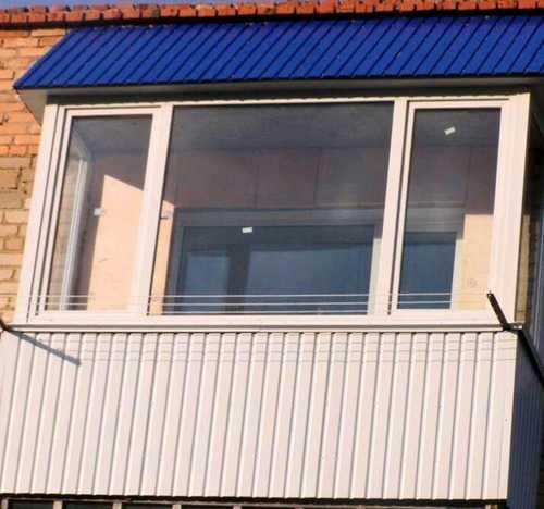 Монтаж крыши на балкон/отделка балкона