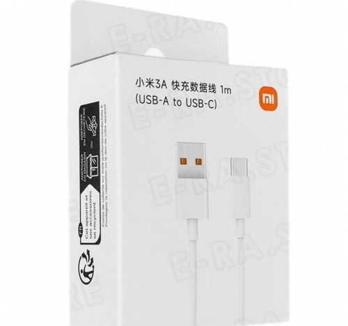 Кабель usb type c Xiaomi 3A Оригинал
