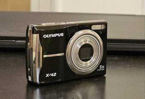 Компактный фотоаппарат olympus x-42 новый
