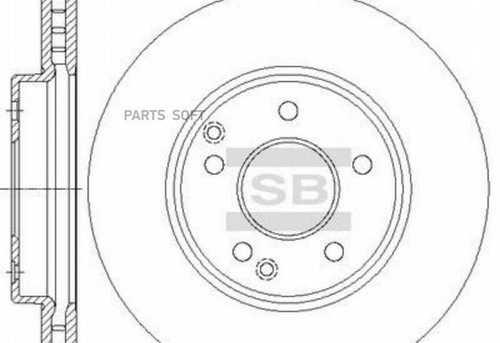 Sangsin brake SD5501 Диск тормозной передний