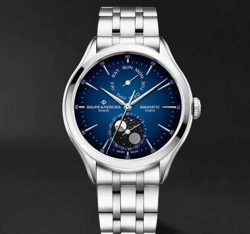 Новые Baume & Mercier Clifton Moon Phase Date