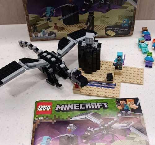 Lego minecraft 21151, последняя битва