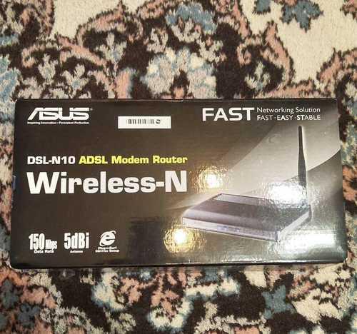 Wifi роутер asus dsl-n10