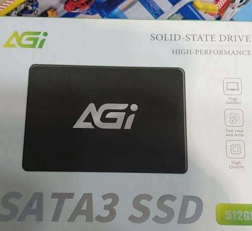 SSD AGI 2.5" 512GB Новый с гарантией