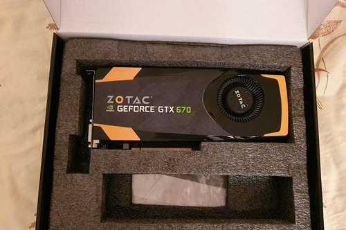 Видеокарта nVidia GeForce GTX 670 4 Gb zotac