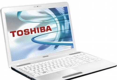 Toshiba 17,3 дюймов белый, мощный 4х ядерный