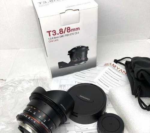 Samyang 8 mm t 3.8 vdslr ii для Nikon