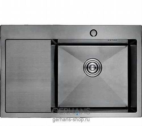 Мойка для кухни K37851B-R 780x510 правая ч. графит