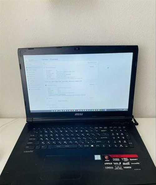 Ноутбук MSI GL72 17”
