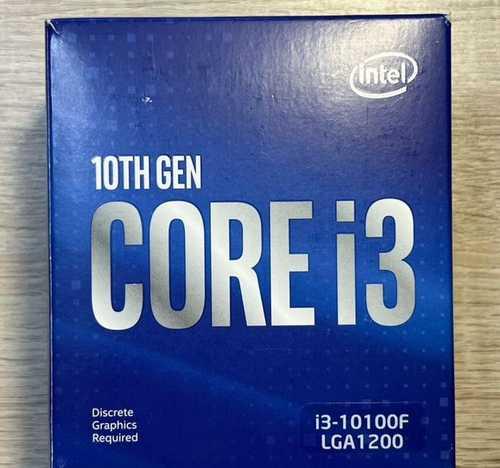 Intel Core i3-10100F Box