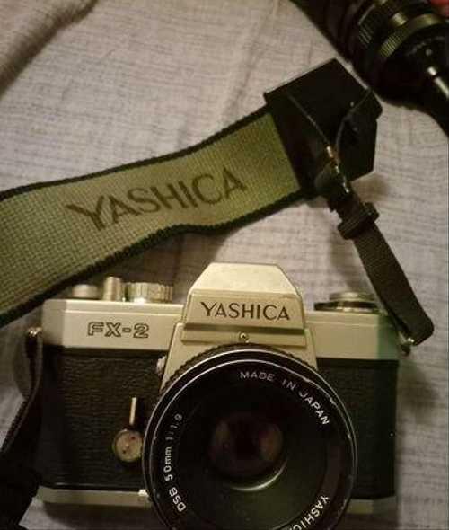 Плёночный фотоаппарат yashica fx-2