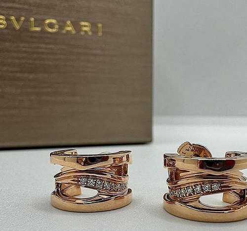 Серьги bvlgari b zero