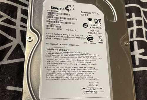 Жесткий диск hdd Seagate Barracuda 500 GB