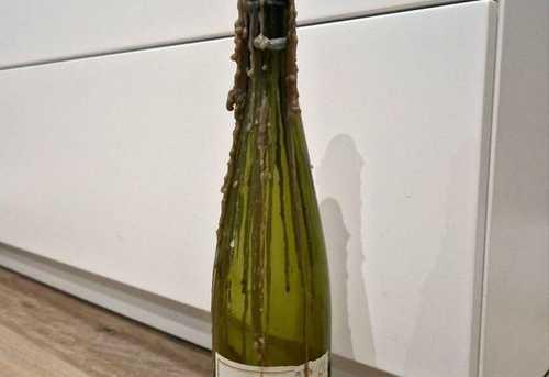 Бутылка винная с воском декоративная