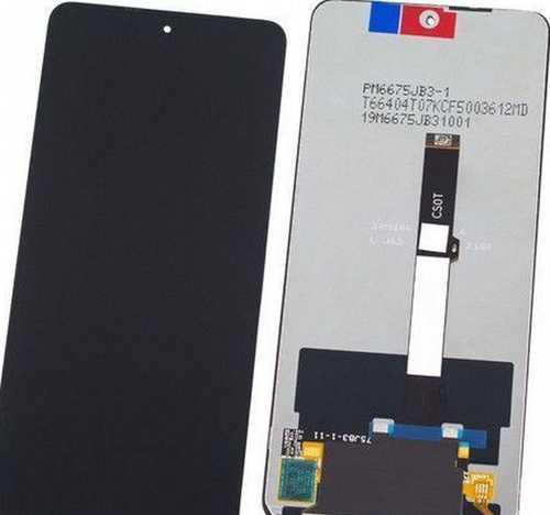 Дисплей для Xiaomi Poco X3 NFC Черный - Стандарт