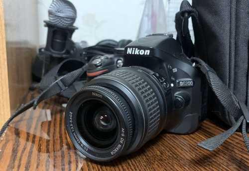 Зеркальный фотоаппарат Nikon d5200