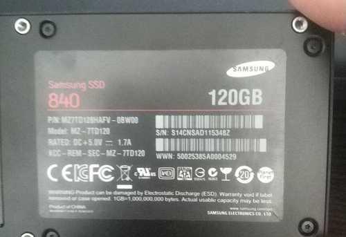 SSD Samsung 120gb
