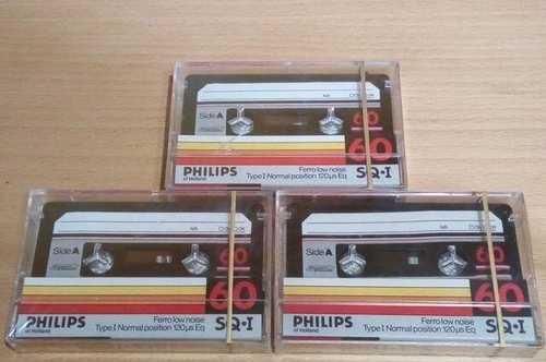 Аудиокассеты philips SQ-I 60 1984г