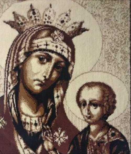 Ковёр икона «Божьей Матери с младенцем»
