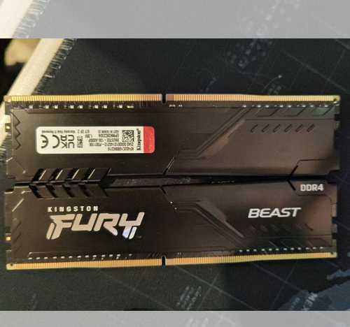 Kingston Fury Beast ddr4 16gb 3200mhz