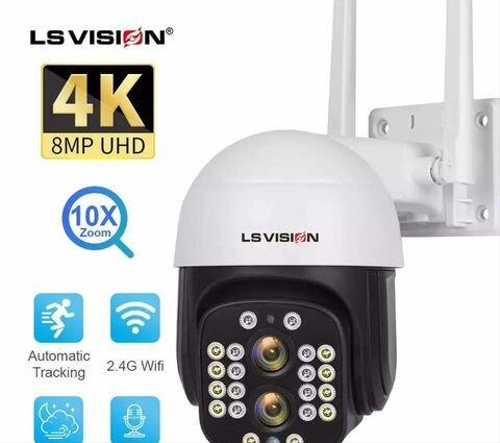 IP-камера системы видеонаблюдения LS vision, 4K