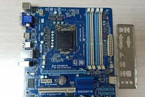 M/B gigabyte GA-Z77M-D3H, DDR3, Z77, s1155