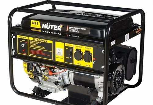 Портативный бензогенератор huter DY6500LX