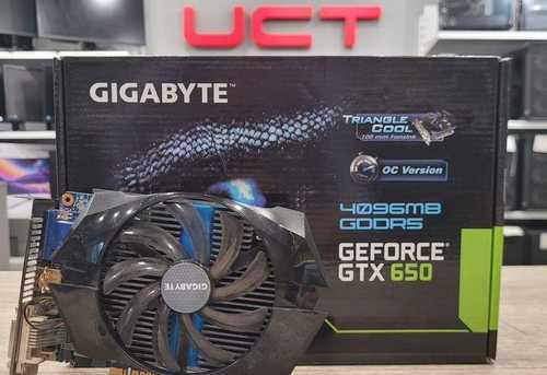 Видеокарта gigabyte geforce GTX650 4Гб