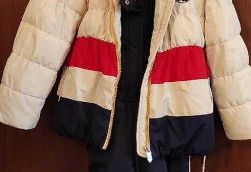 Комплект комбинезон и куртка зимний для девочки