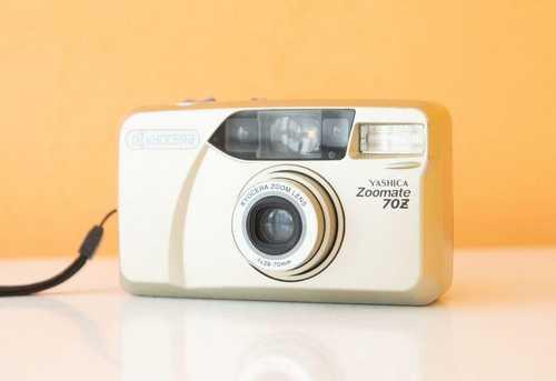 Плёночный фотоаппарат Yashica Zoomate 70z +примеры