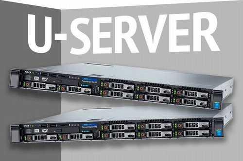 R630 8SFF 2x2690v3 128Gb H730p 2x750W, Сервер Dell