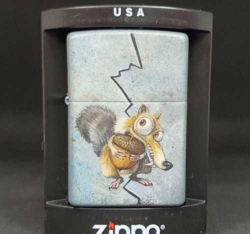 Зажигалка Zippo - Ice Age: Squirrel