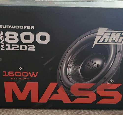 Сабвуфер AMP mass 800 12D2