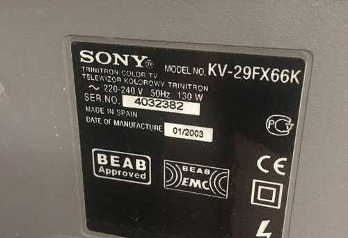 Телевизор sony KV -29FX66K